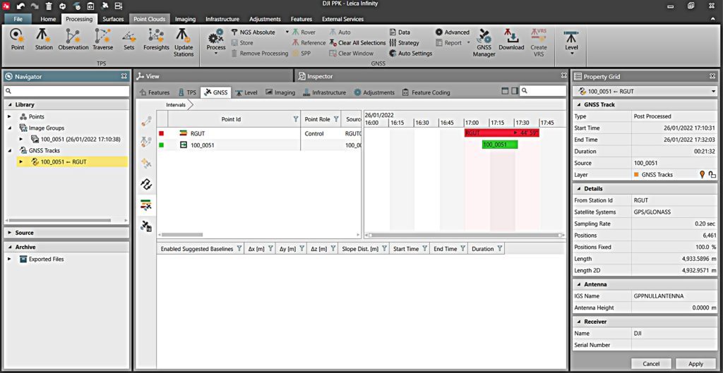 DJI Drone GNSS Post Processing now available in Leica infinity - Global ...